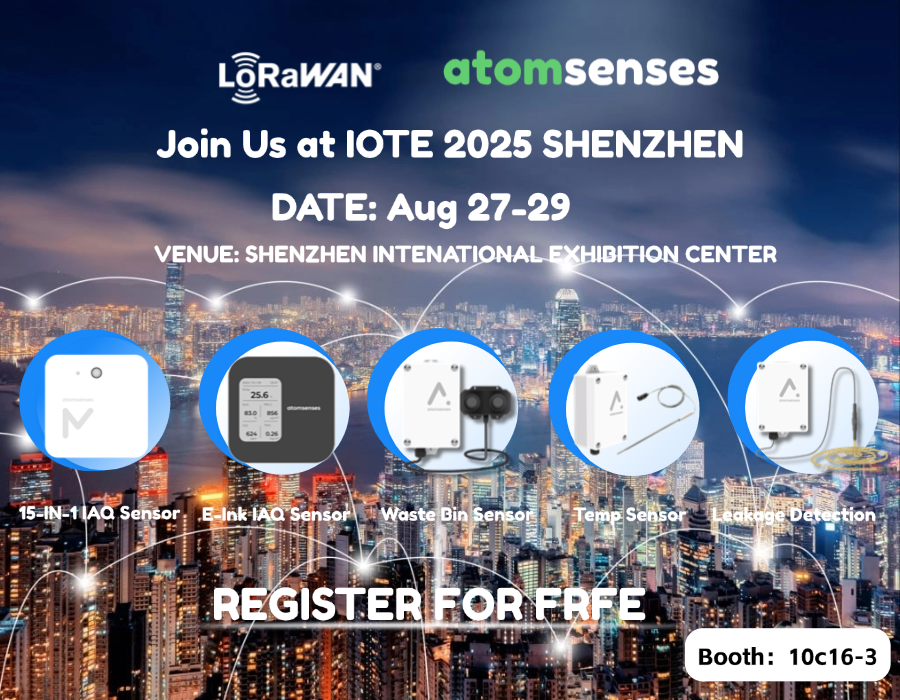 Exclusive Invitation: Meet Atomsenses @ IOTE 20... - Atomsenses | IoT Technology News